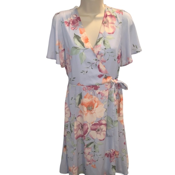 Gilli | Dresses | Gilli Floral Faux Wrap Dress | Poshmark
